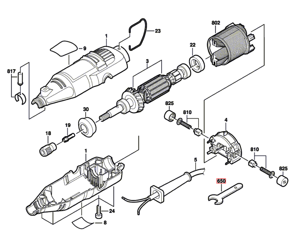 Buy Dremel 100 (F013010001) Replacement Tool Parts | Dremel 100 ...