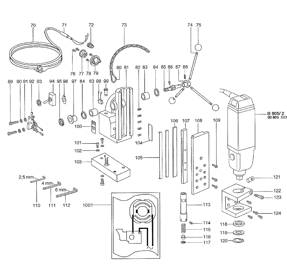 Buy Metabo MAG832-(00832430) Replacement Tool Parts | Metabo MAG832 ...