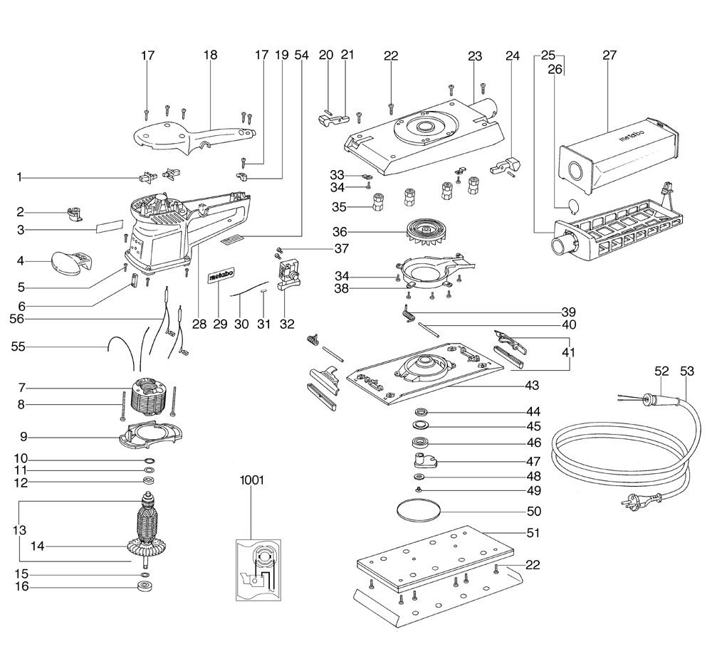Buy Metabo SR358-(00358421) Replacement Tool Parts | Metabo SR358 ...