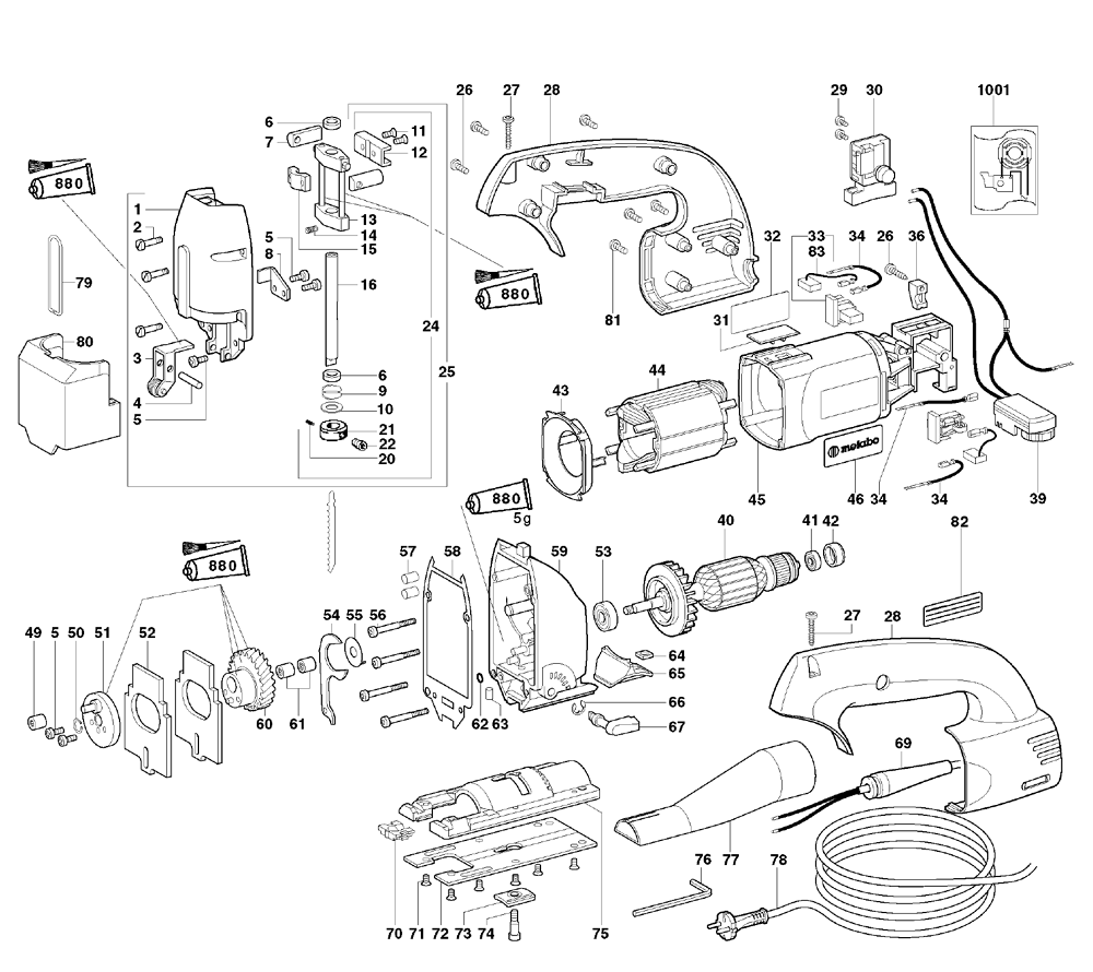 Buy Metabo STEB105-(0610800420) Replacement Tool Parts | Metabo STEB105 ...